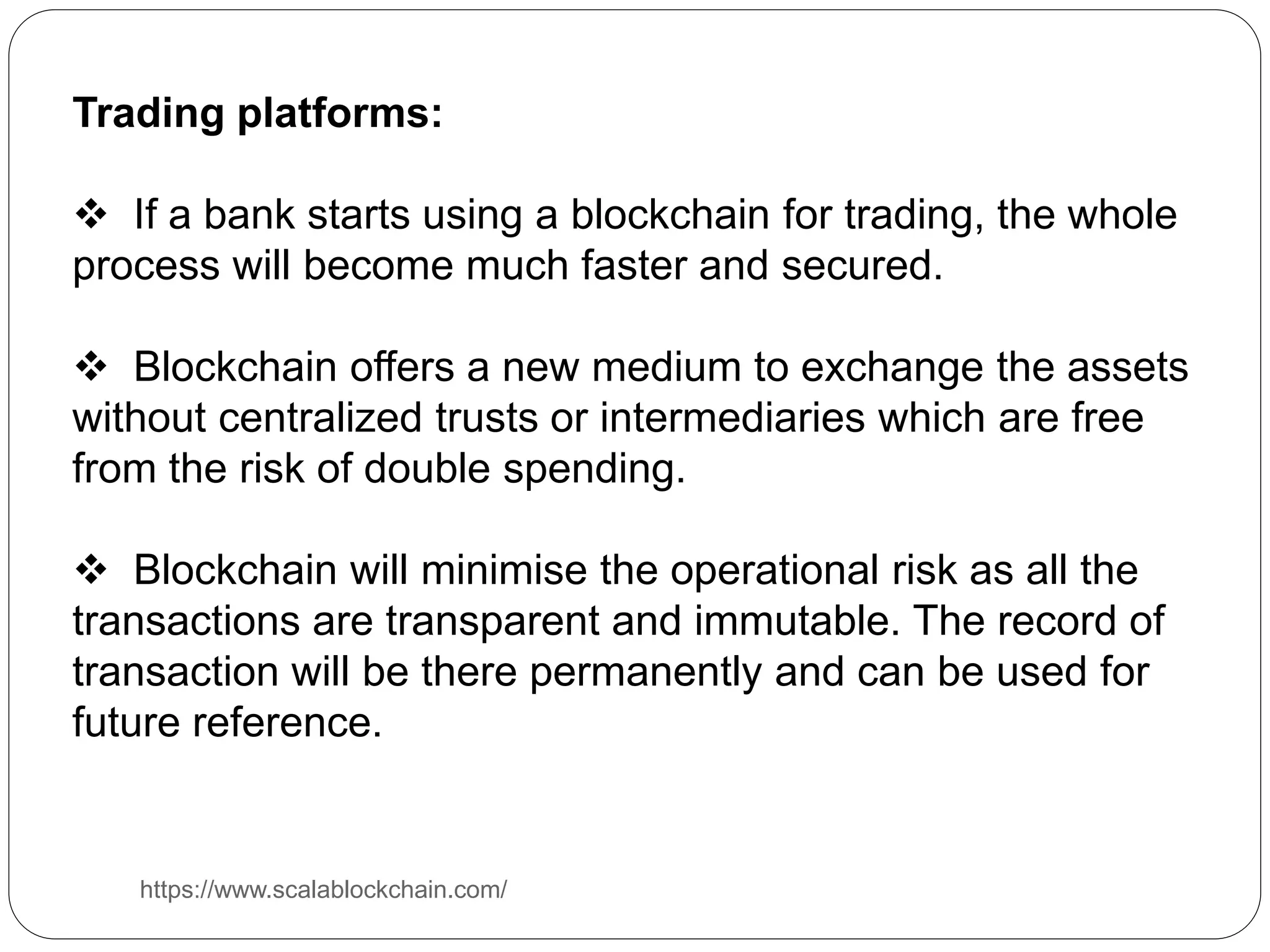 Blockchain in banking sector | PPTX