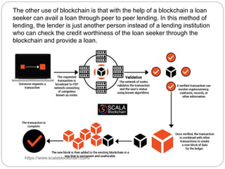 Blockchain in banking sector | PPTX