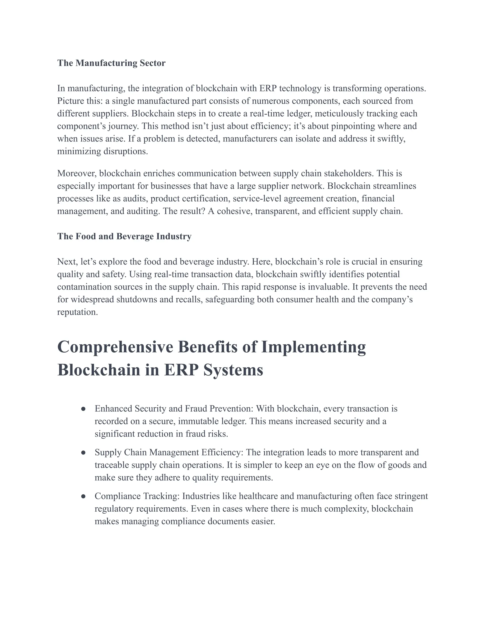 Blockchain in ERP | PDF | Technology Industry | Industries