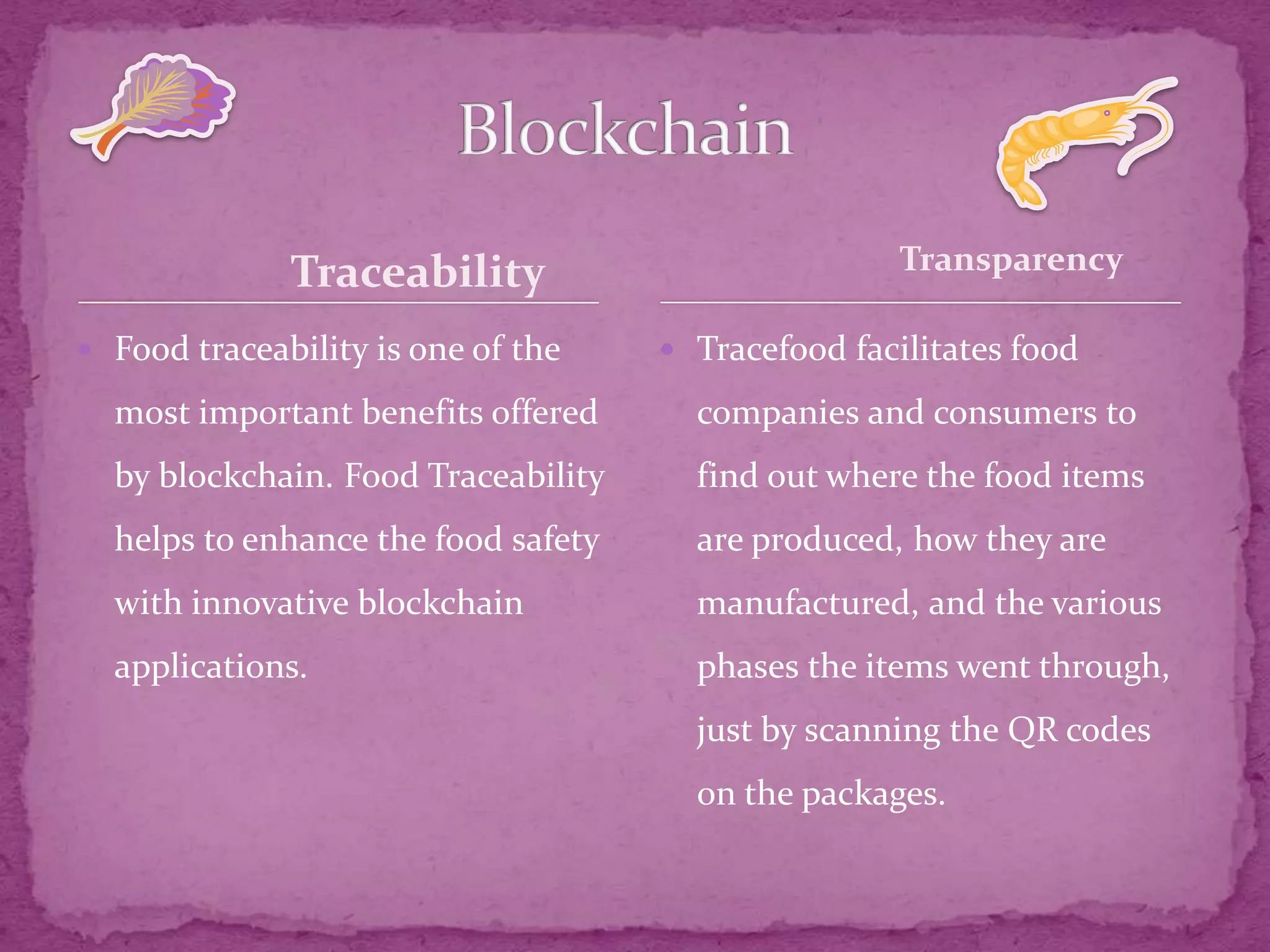 Blockchain in Food Supply chain | PDF
