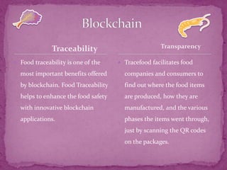 Blockchain in Food Supply chain | PDF