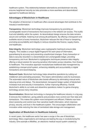 Blockchain in Healthcare - An Overview.pdf