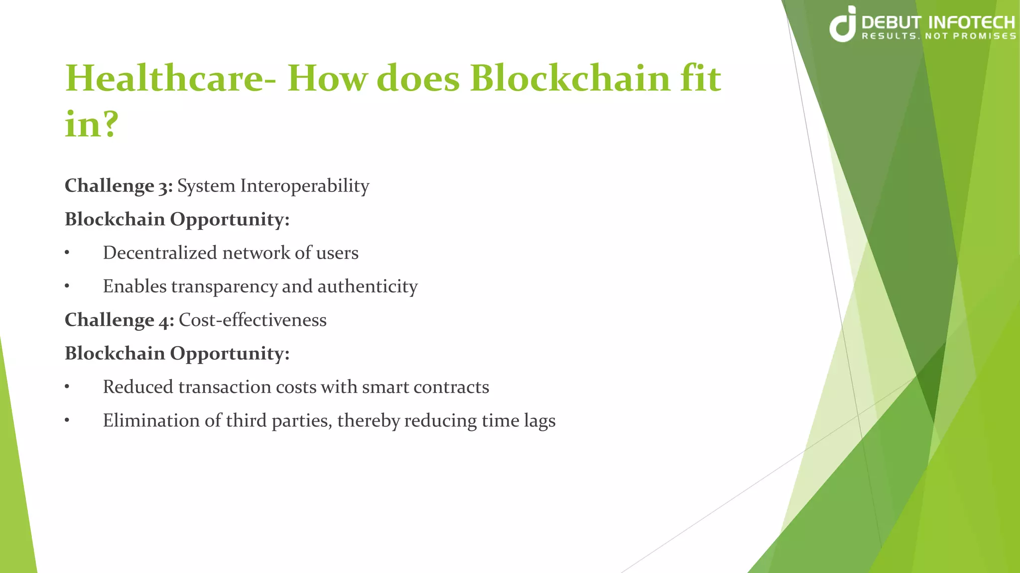 Blockchain in Healthcare: An Overview | PPTX