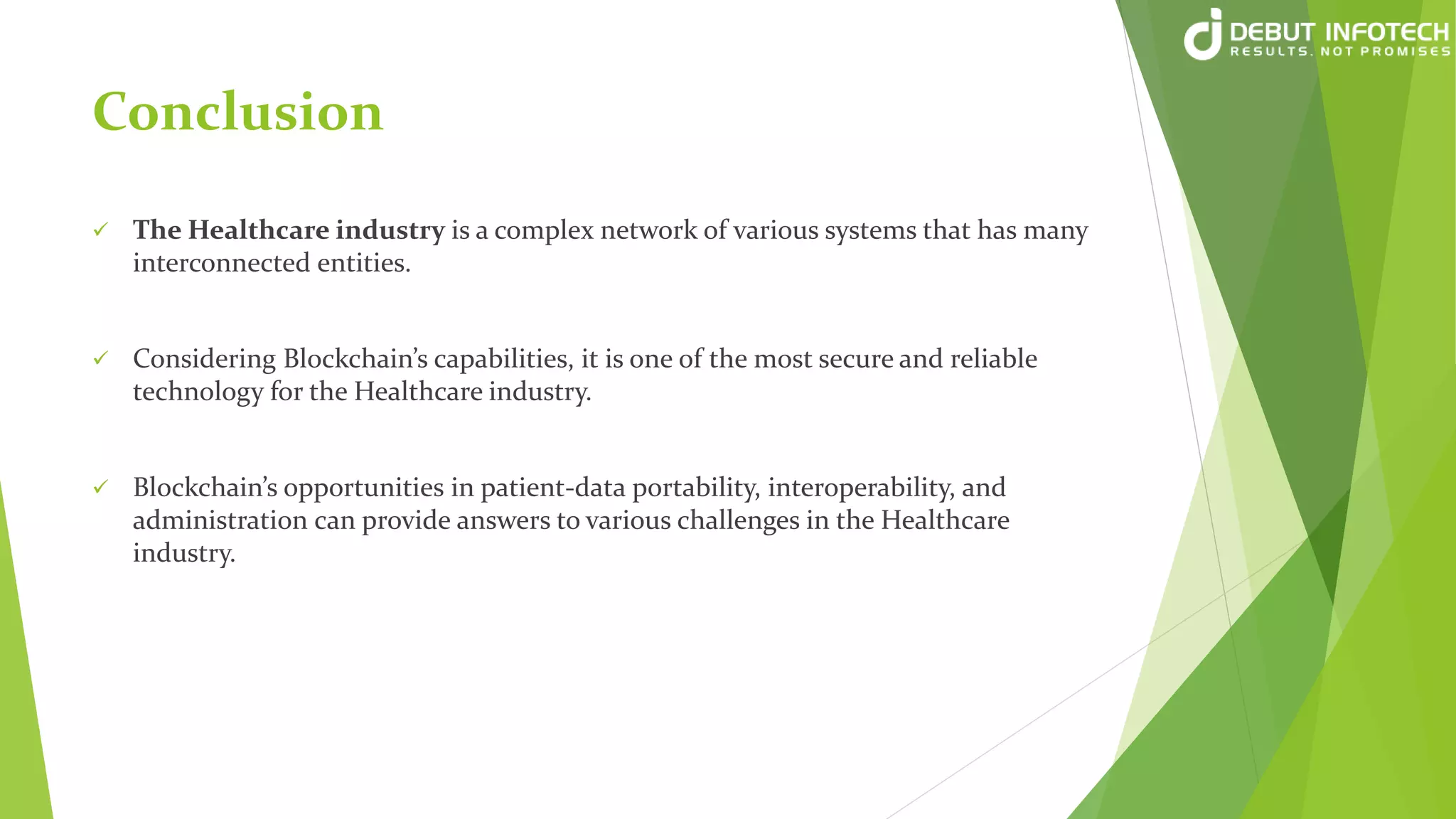 Blockchain in Healthcare: An Overview | PPTX