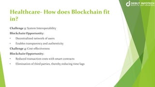 Blockchain in Healthcare: An Overview | PPTX | Healthcare Industry ...
