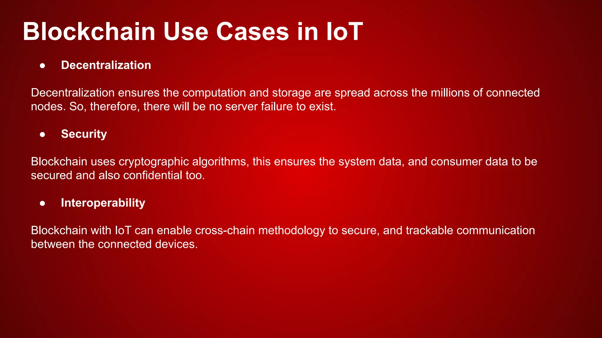 Blockchain Technology In IOT | PDF