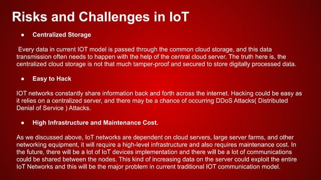 Blockchain Technology In IOT | PDF