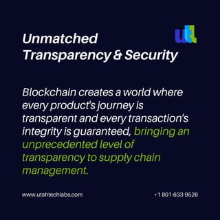 Blockchain in Logistics: Enhancing Transparency and Security | PDF