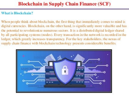 Blockchain in Supply Chain Finance (SCF) - Azgari Lipshy | PPT