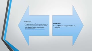 Blockchain Internals: From Theory to Python | PPT