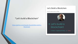 Blockchain Internals: From Theory to Python | PPT
