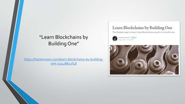 Blockchain Internals: From Theory to Python | PPT