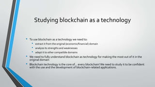 Blockchain Internals: From Theory to Python | PPT