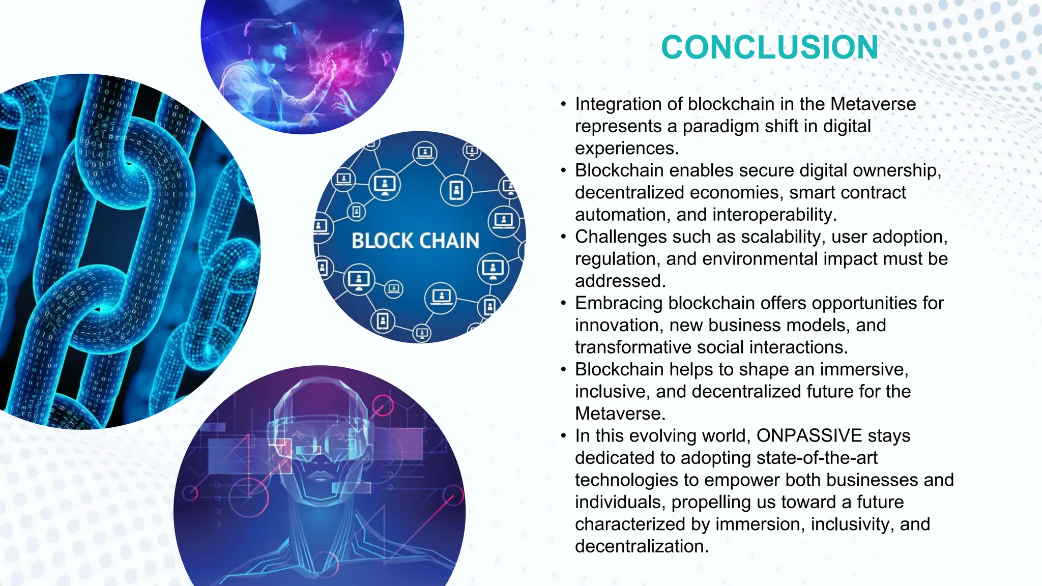 IMPORTANCE OF BLOCKCHAIN IN THE METAVERSE | PPTX