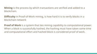 An Introduction to Blockchain | PDF