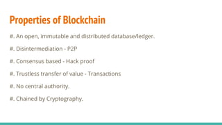 An Introduction to Blockchain | PDF