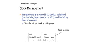 Blockchain definition ,introduction ,types and mechanism used | PPT