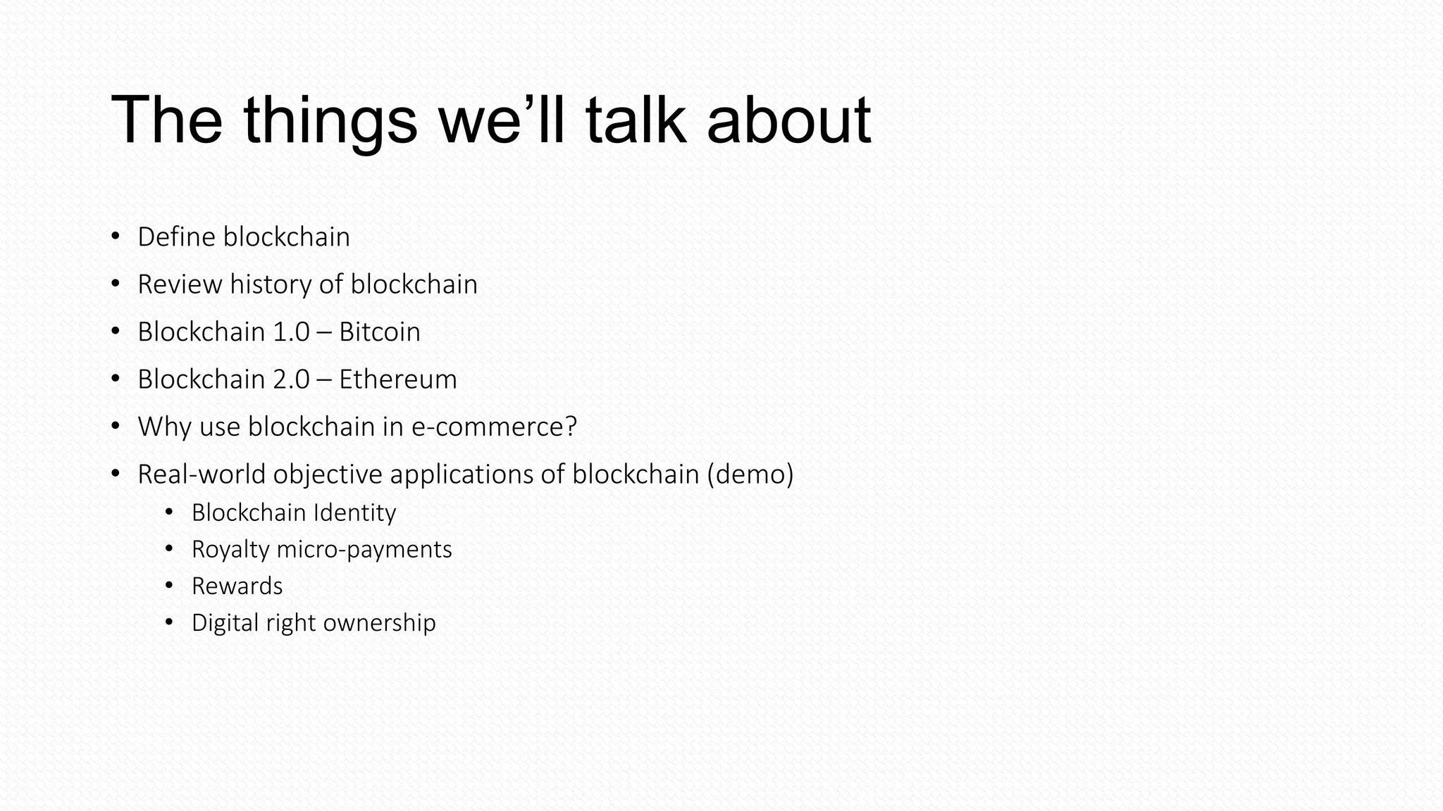 Blockchain in E-Commerce | PPTX