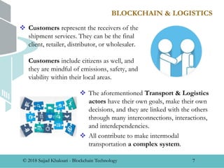 Blockchain @ Logistics | PPT
