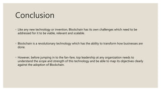 Blockchain and Its application in Marketing | PPT