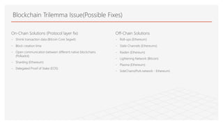 Blockchain mechanism for IET Mauritius Network | PPT