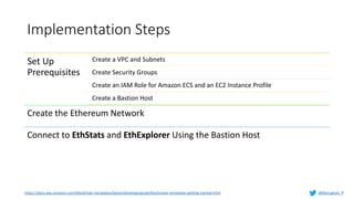 Blockchain on aws | PPTX