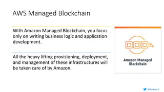 Blockchain on aws | PPTX