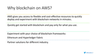 Blockchain on aws | PPTX