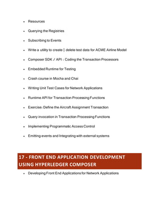 BlockChain Online Course | PDF