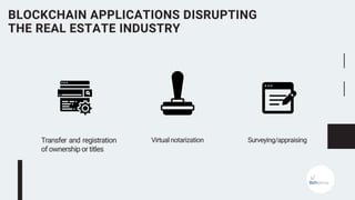 Blockchain in Real Estate | PDF