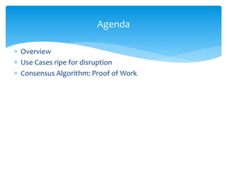 BlockChain Overview | PPT