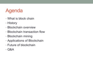 Introduction to blockchain | PPT