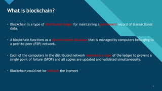 Blockchain technology | PDF