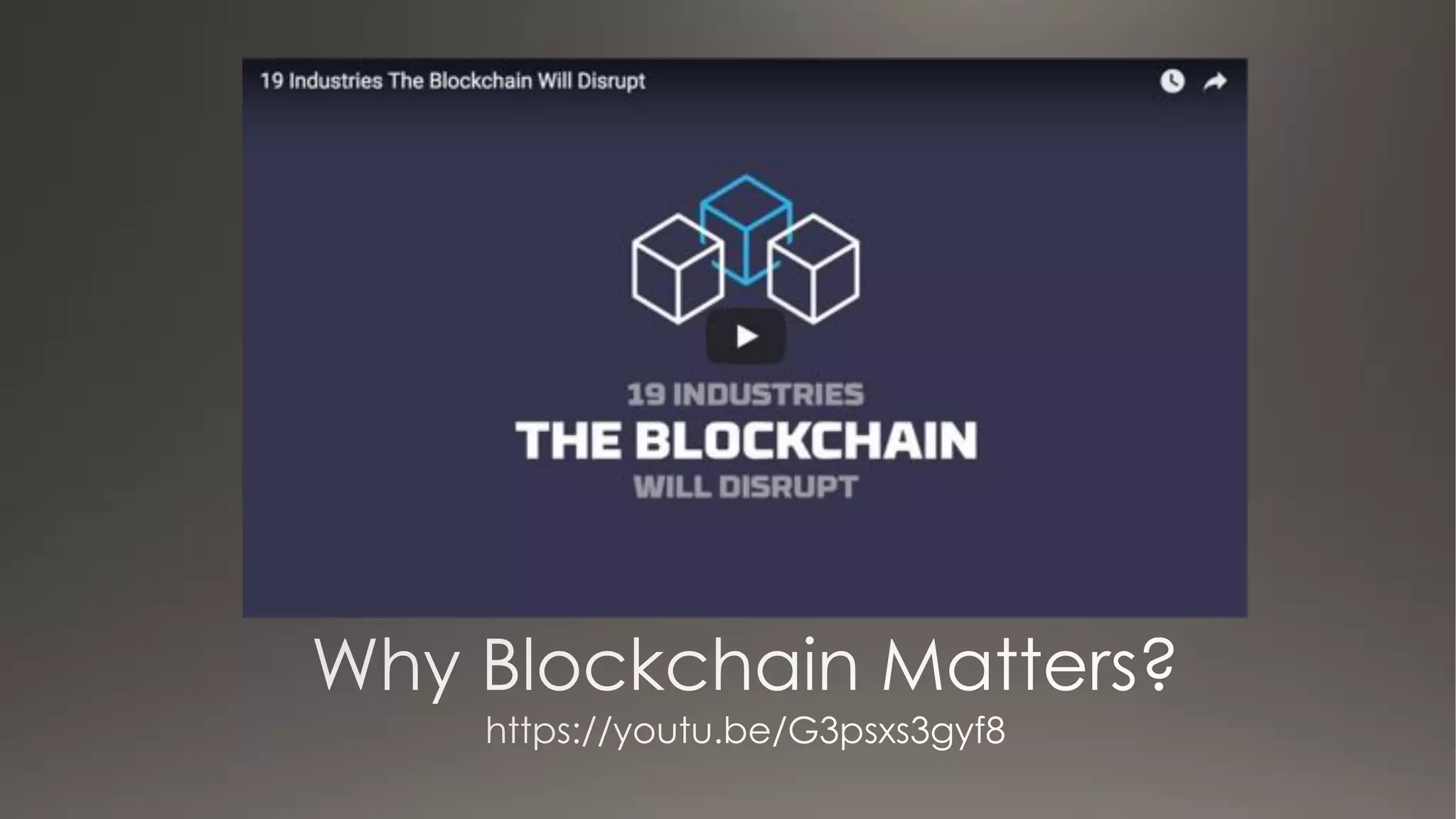 Blockchain presentation for prudential | PPT