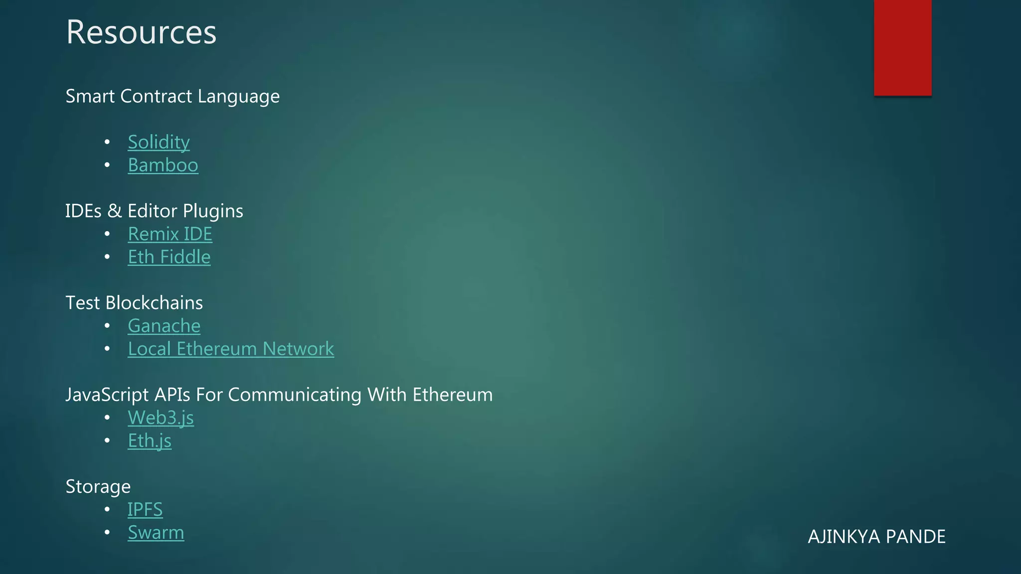 Blockchain presesentation ajinkya_pande | PPT