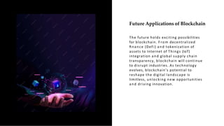 BlockChain: The revolutionary technology project report | PPT