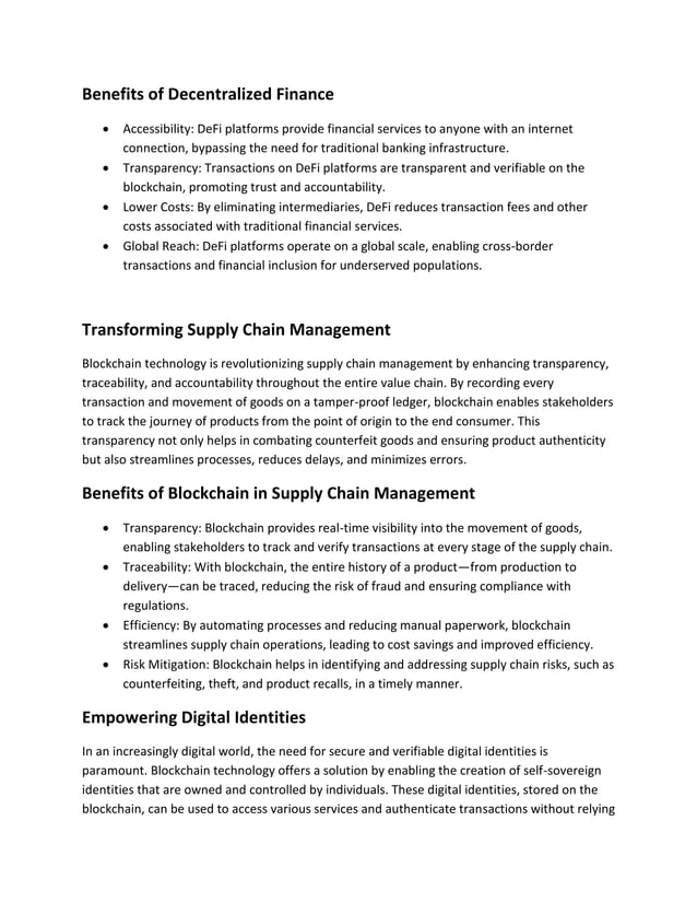Blockchain Revolution Transforming Industries with Distributed Ledger Technology | PDF