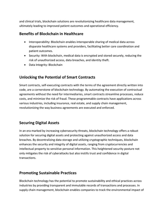 Blockchain Revolution Transforming Industries with Distributed Ledger Technology | PDF