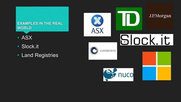 Distributed Ledgers, Blockchains, and Smart Contracts | PPTX | Internet | Computing