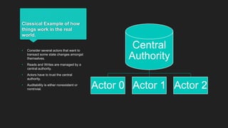 Distributed Ledgers, Blockchains, and Smart Contracts | PPTX