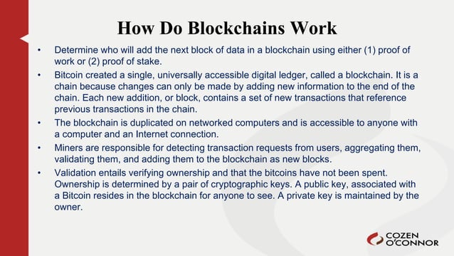 Blockchains | PPT