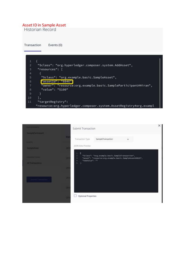 Blockchain sample application_steps | DOCX | Technology & Computing