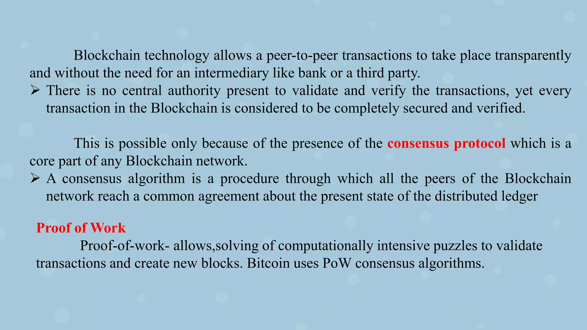 Applications of Block Chain Technology in Agriculture | PPTX