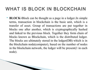 Blockchain Technology | PPT