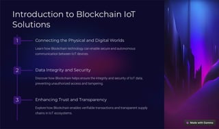 benefits of blockchain in healthcare - blockchain IoT solutions | V2Soft | PPT