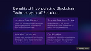 benefits of blockchain in healthcare - blockchain IoT solutions | V2Soft | PPT