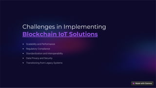 benefits of blockchain in healthcare - blockchain IoT solutions | V2Soft | PPT