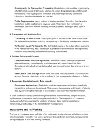 Blockchains Impact on Identity Management.pdf | Databases | Computer Software and Applications