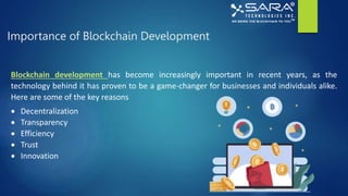 Blockchain software development | PPTX