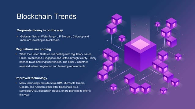 Blockchain Trends & Business Cases | PPT